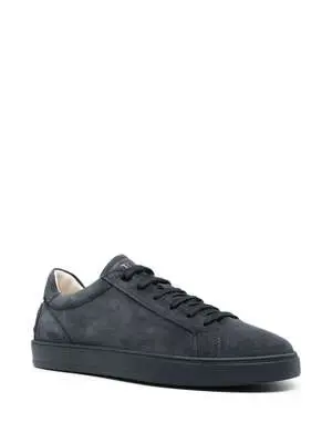 TOD'S Logo-print Suede Sneakers - Blue
