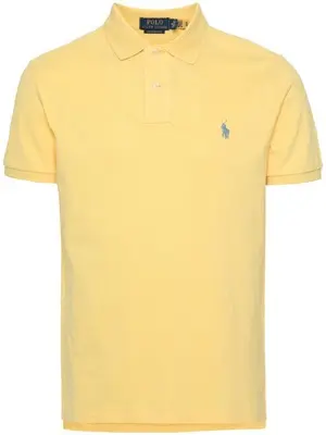 Polo Ralph Lauren Polo-pony-embroidery Polo Shirt - Yellow