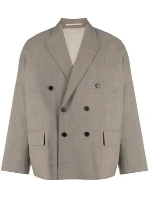 CROQUIS Double-breasted Wool Blazer