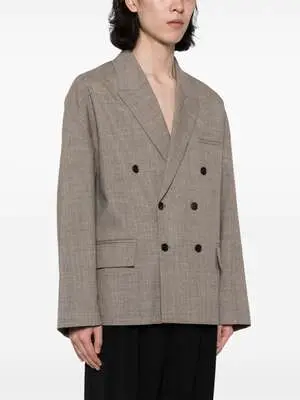 CROQUIS Double-breasted Wool Blazer