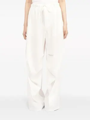 MAISON MARGIELA Drawstring-waist Wide-leg Trousers