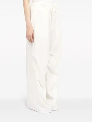 MAISON MARGIELA Drawstring-waist Wide-leg Trousers