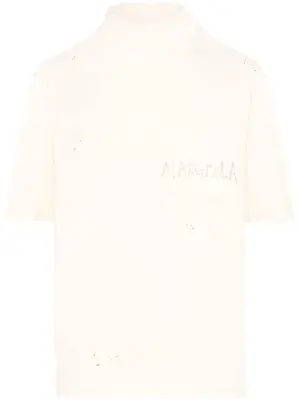 MAISON MARGIELA Handwritten Cotton T-shirt
