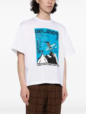 Kolor Graphic-print Cotton T-shirt