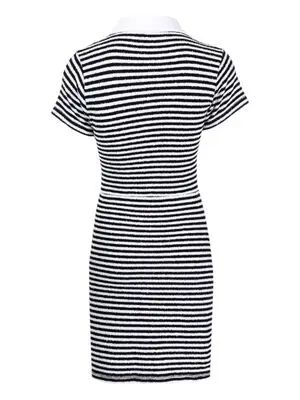 CHARLES JEFFREY Wednesday Stripe-print Minidress