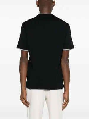 Brunello Cucinelli Layered-effect T-shirt - Black