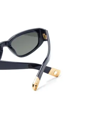 Jacquemus Rectangle-frame Sunglasses - Blue