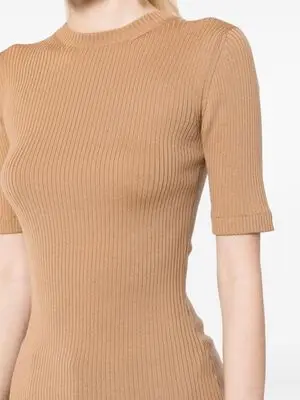 Khaite The Ange Rib-knit Top