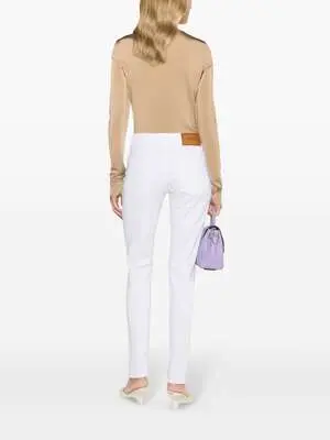 Versace Medusa-plaque Skinny Jeans - White