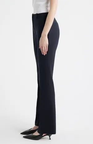 Theory Stretch Wool Trousers - Deep Navy