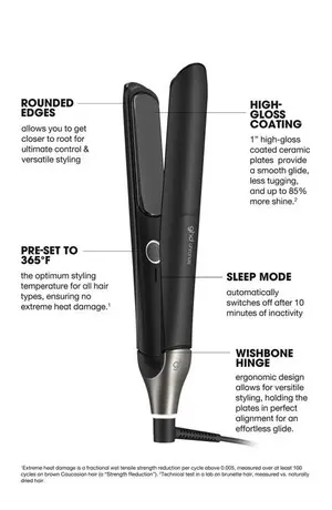 GHD Chronos Styler 1-inch Flat Iron - Black