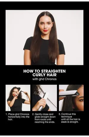 GHD Chronos Styler 1-inch Flat Iron - Black