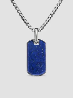 David Yurman Chevron Tag - Lapis Lazuli