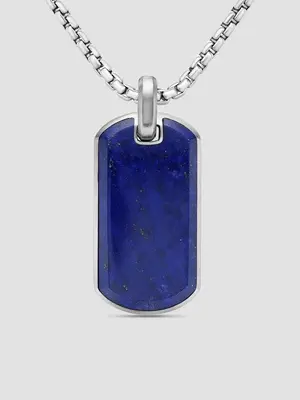 David Yurman Chevron Tag - Lapis Lazuli