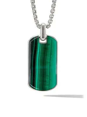 David Yurman Chevron Tag - Malachite
