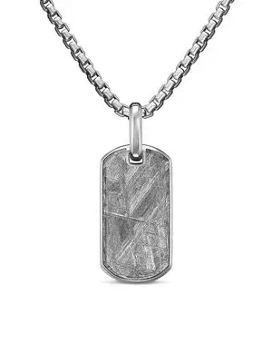 David Yurman Chevron Tag - Meteorite