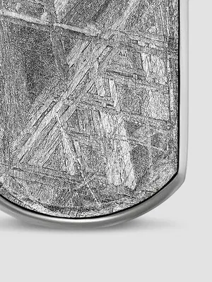 David Yurman Chevron Tag - Meteorite