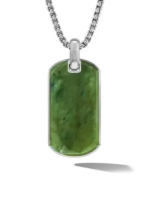 David Yurman Chevron Tag - Nephrite Jade
