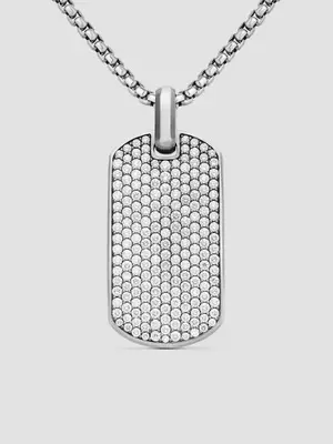 David Yurman Chevron Tag - Silver