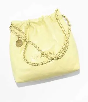 Chanel CHANEL 22 Small Handbag Yellow