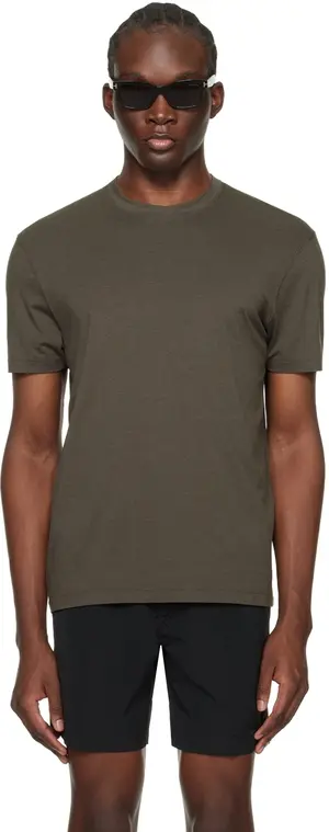 TOM FORD TOM FORD Gray Crewneck T-Shirt - Anthracite