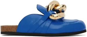 JW Anderson JW Anderson Blue Chain Mules - 19001-420-mediumblue