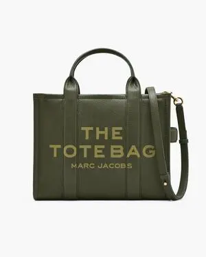 Marc Jacobs The Leather Medium Tote Bag Forest
