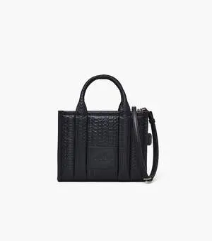 Marc Jacobs The Monogram Debossed Small Tote Bag Black