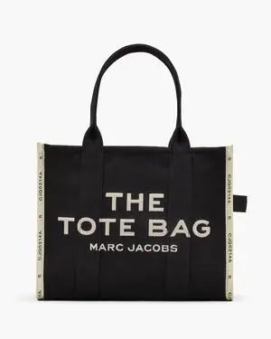 Marc Jacobs The Jacquard Large Tote Bag In Black
