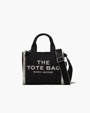 Marc Jacobs The Jacquard Small Tote Bag In Black
