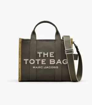 Marc Jacobs The Jacquard Medium Tote Bag In Bronze Green