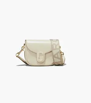 Marc Jacobs The J Marc Small Saddle Bag Cloud White