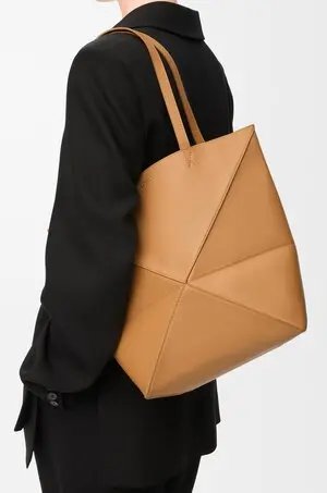 Loewe Puzzle Fold Embossed Totes