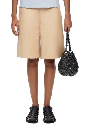 Loewe Small Nest Basket Bag In Calfskin