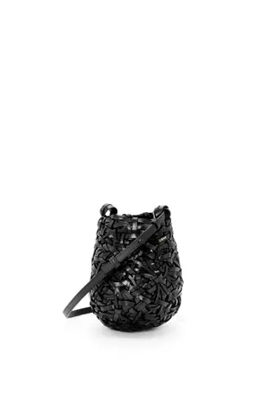 Loewe Small Nest Basket Bag In Calfskin
