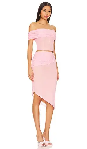 Superdown Heidi Mesh Skirt Set