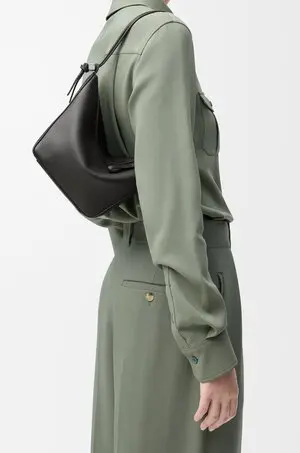 Loewe Mini Hammock Hobo Bag - Black