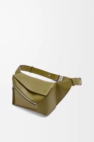 Loewe Luxury Small Puzzle Belt Bag Olive