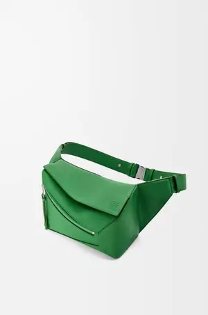 Loewe Luxury Small Puzzle Belt Bag Tropical Green