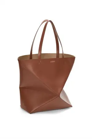 Loewe LOEWE XXL Puzzle Fold Tote Brownie
