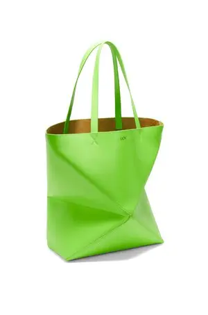 Loewe LOEWE XXL Puzzle Fold Tote Vivid Green