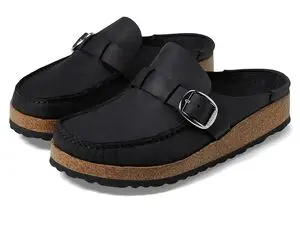 Oiled Leather Mules