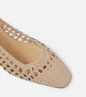 SOULIERS MARTINEZ Nova Tarragona Leather Slingback Pumps