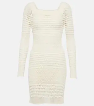 TOM FORD Crochet Minidress - White