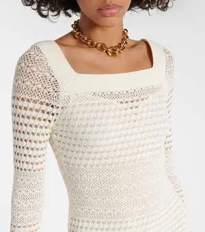 TOM FORD Crochet Minidress - White