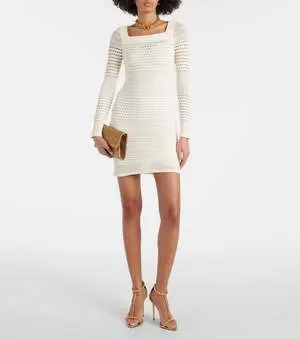 TOM FORD Crochet Minidress - White