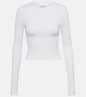 Wardrobe.NYC Jersey Top - White