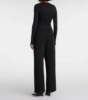Wardrobe.NYC Jersey Top - Black