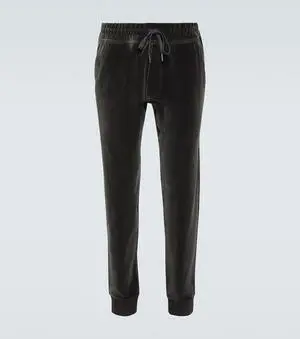 TOM FORD Cotton Terry Sweatpants - Grey