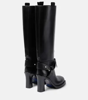 Burberry Stirrup Leather Knee-high Boots